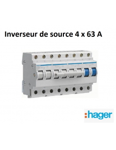 Inverseur de source Monophasé 63A Hager SF263