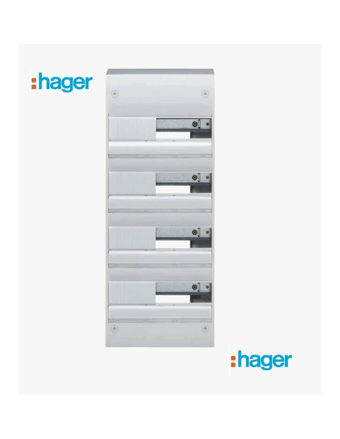 Coffret électrique 52 Modules - 4 Rangées de 13 modules Hager GD413